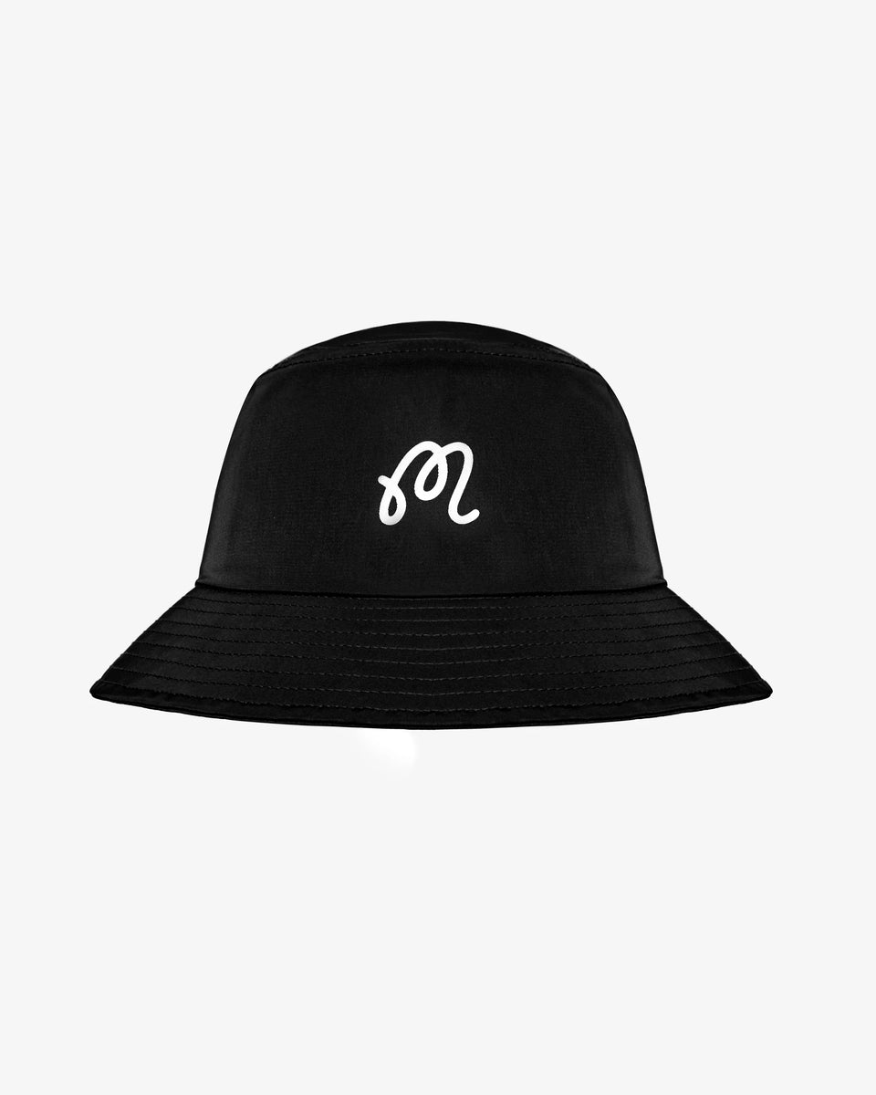 Menton Nylon Bucket Hat - Black – The Waiting Room